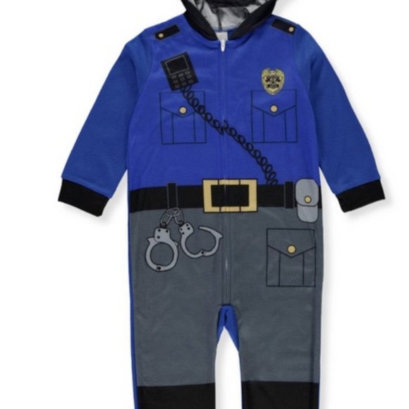 sleepimini | Pajamas | Nwt Police Sleeper 4t 4 Pajamas Uniform Costume ...